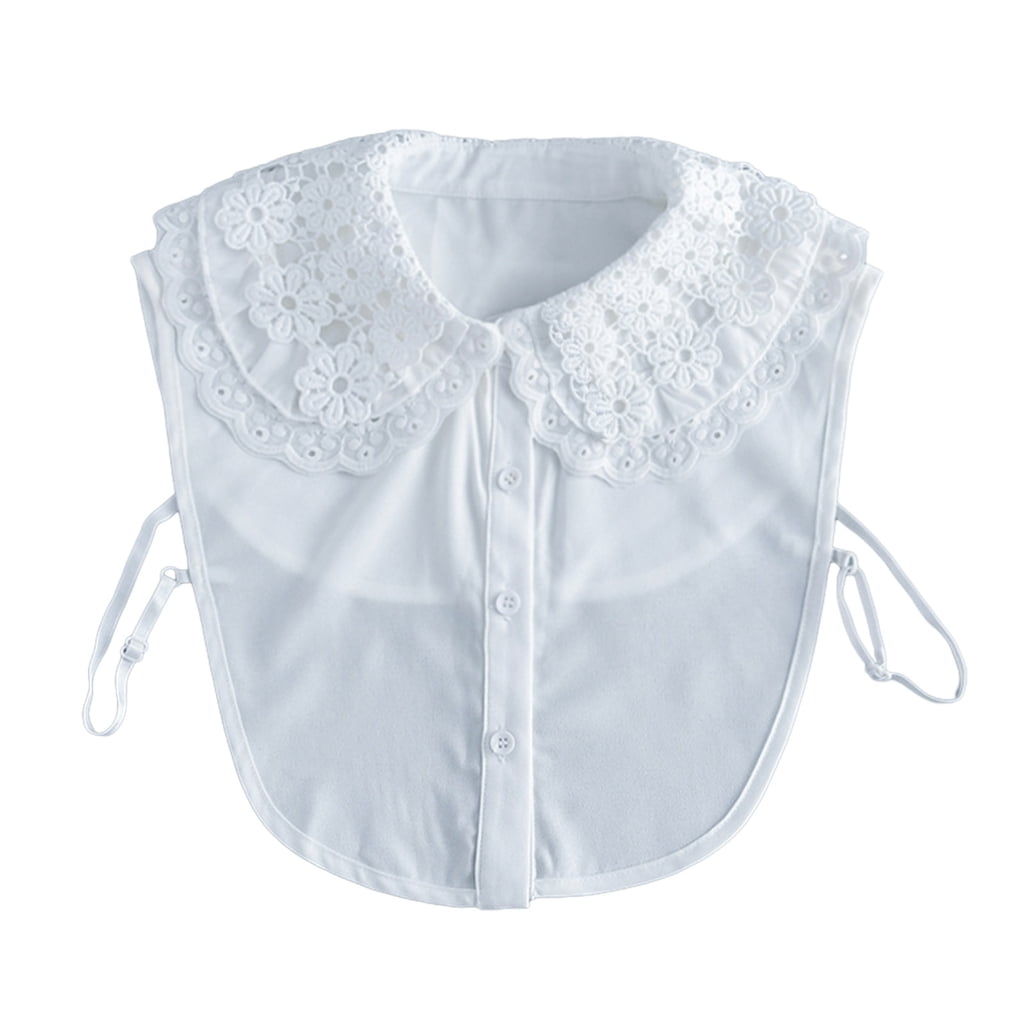 Flower Faux Collar Decorative Collars for Dress Suit Removable False ...