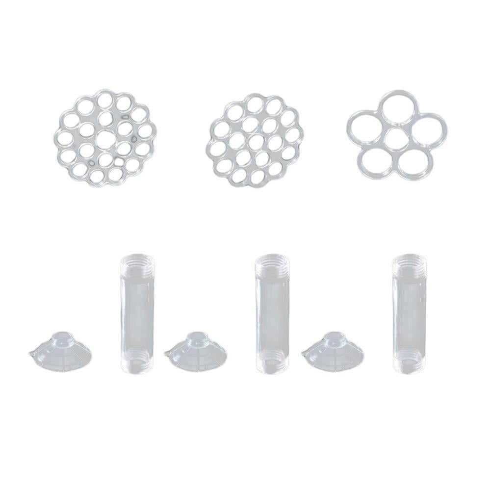 Flower Fixer Plastic Axis Core Sucker Set with Romantic Design ...