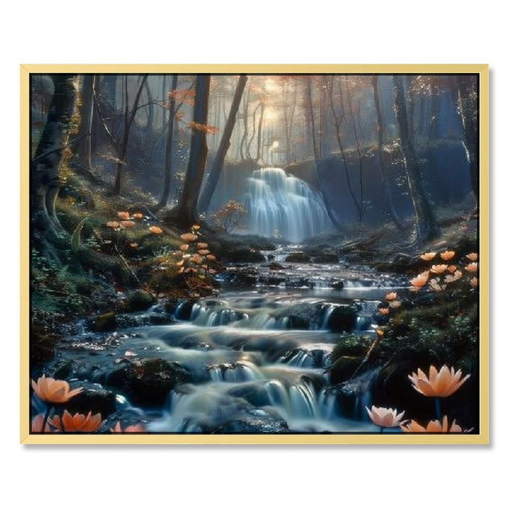 Flower Forest Poster Canvas Wall Art Home Wall Decor Bedroom Aesthetic ...