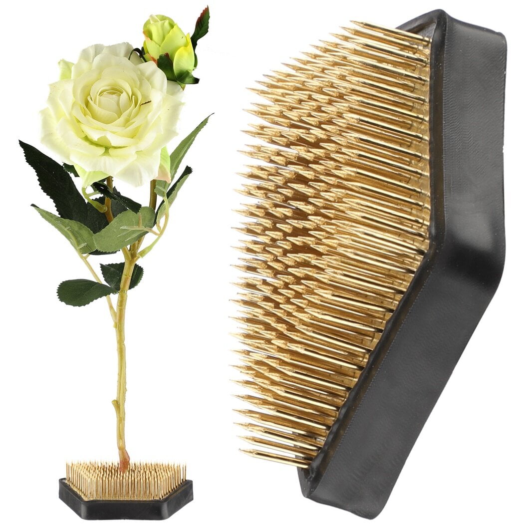 Flower Frog Holder, 3 x 2’’ Ikebana Flower Arranger Pin Holder ...