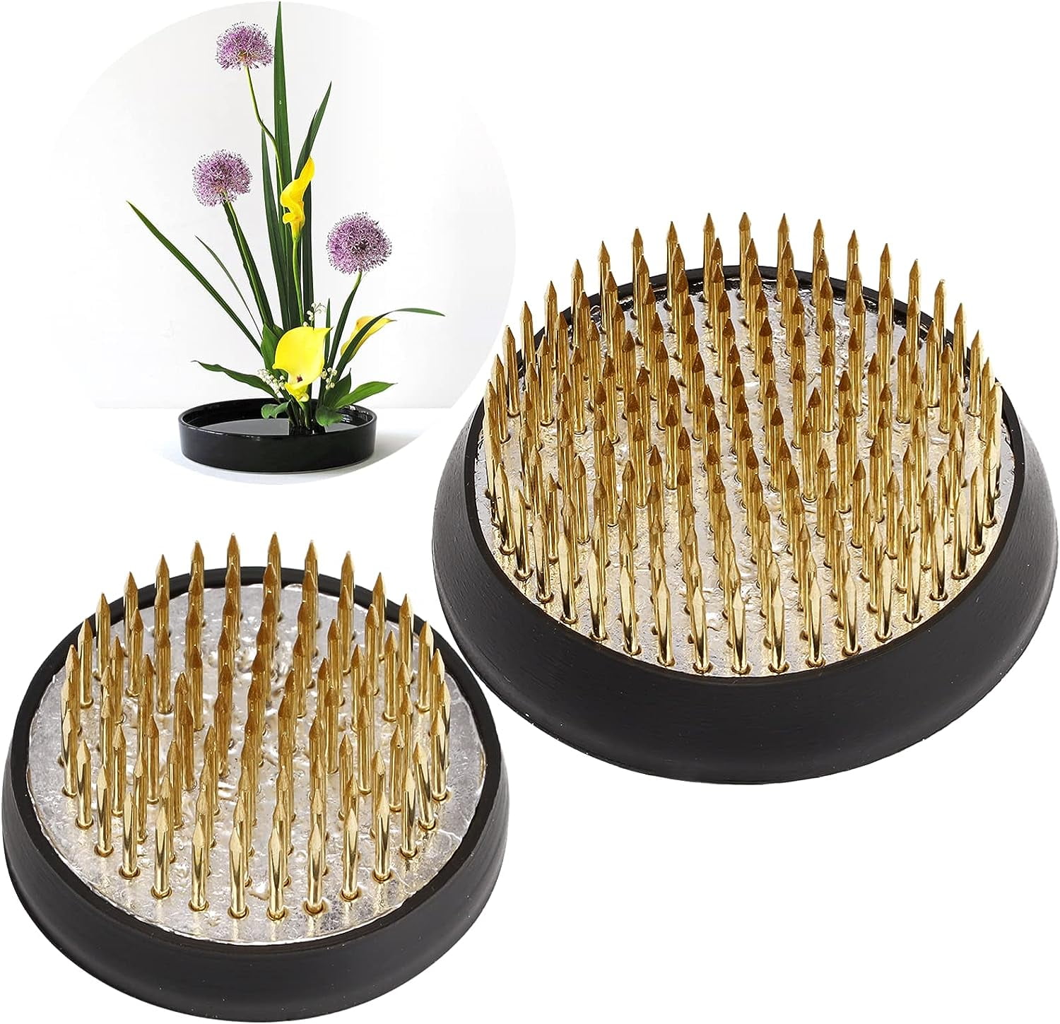 Flower Frog Holders Round 2PCS IkebaFlower Arranger Fixed Tools ...