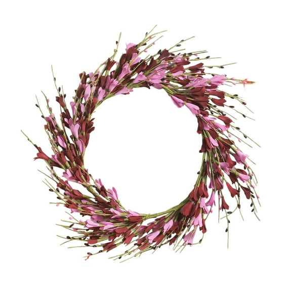 Flower Front Door Wreath for Valentine's Day Decoration Long-Lasting ...