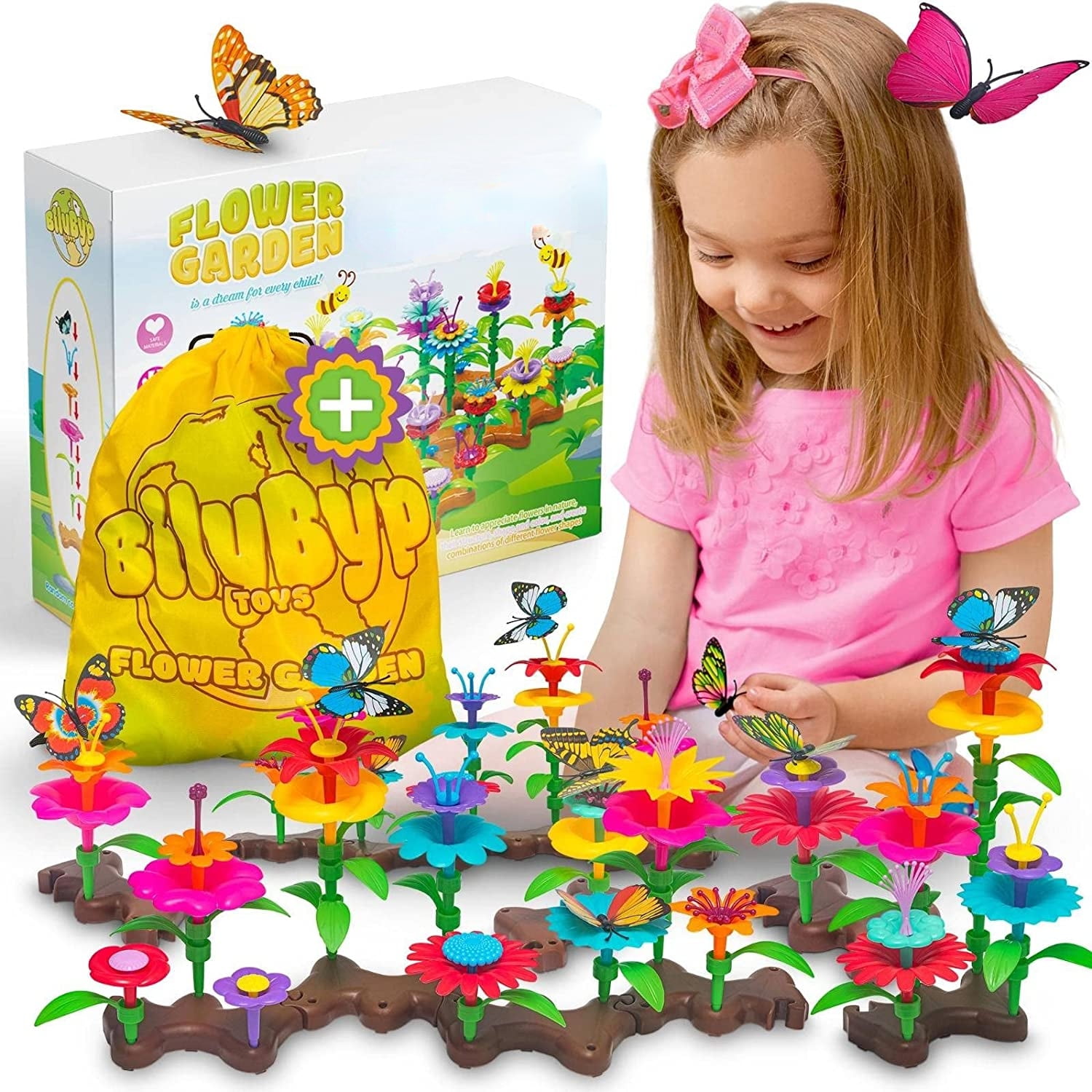 Flower Garden Building Toys for Girls and Boys [Age 3–6] – 148-Piece ...