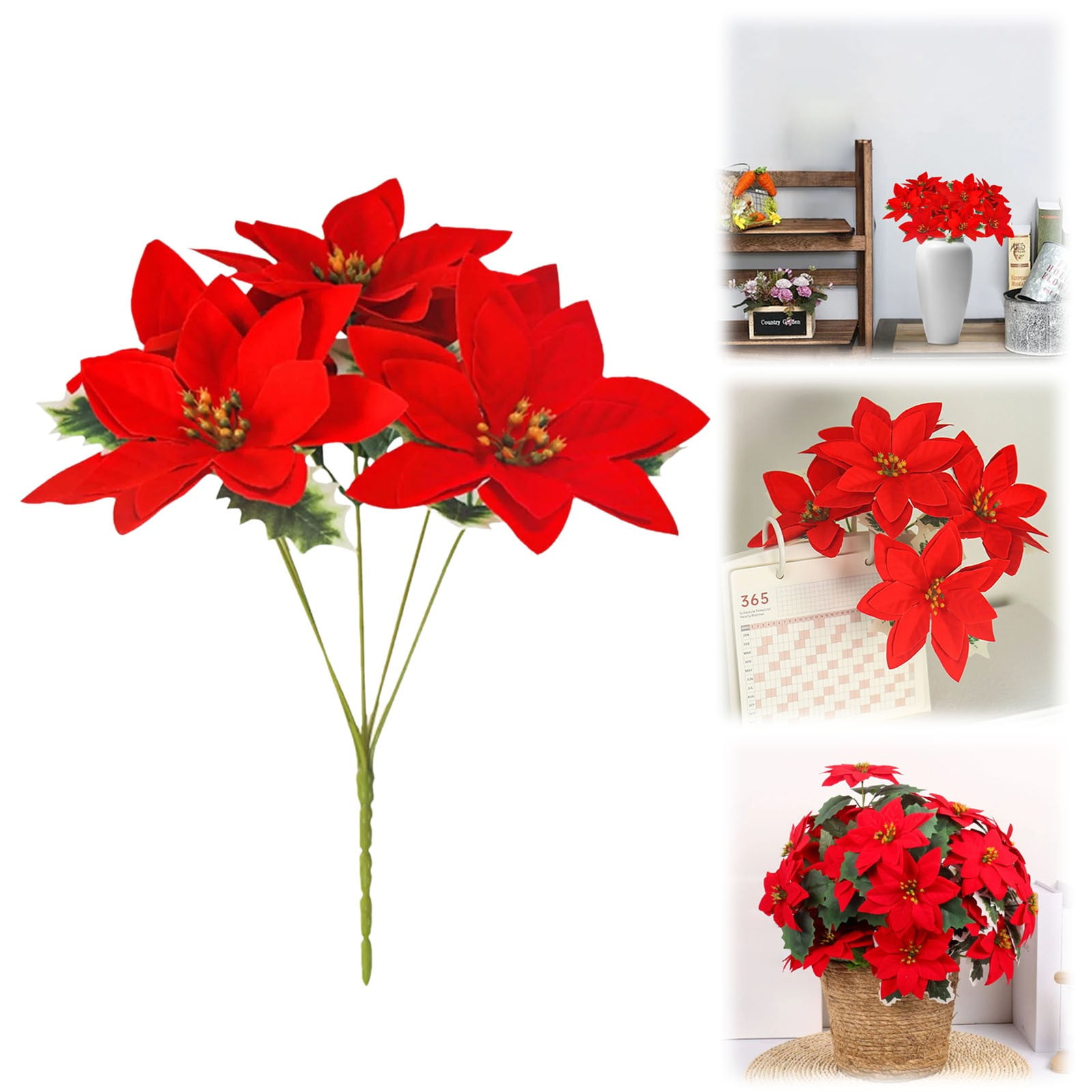 Flower Garden Decor, Fake Flowers For Outdoor, Artificial Silk Flowers ...