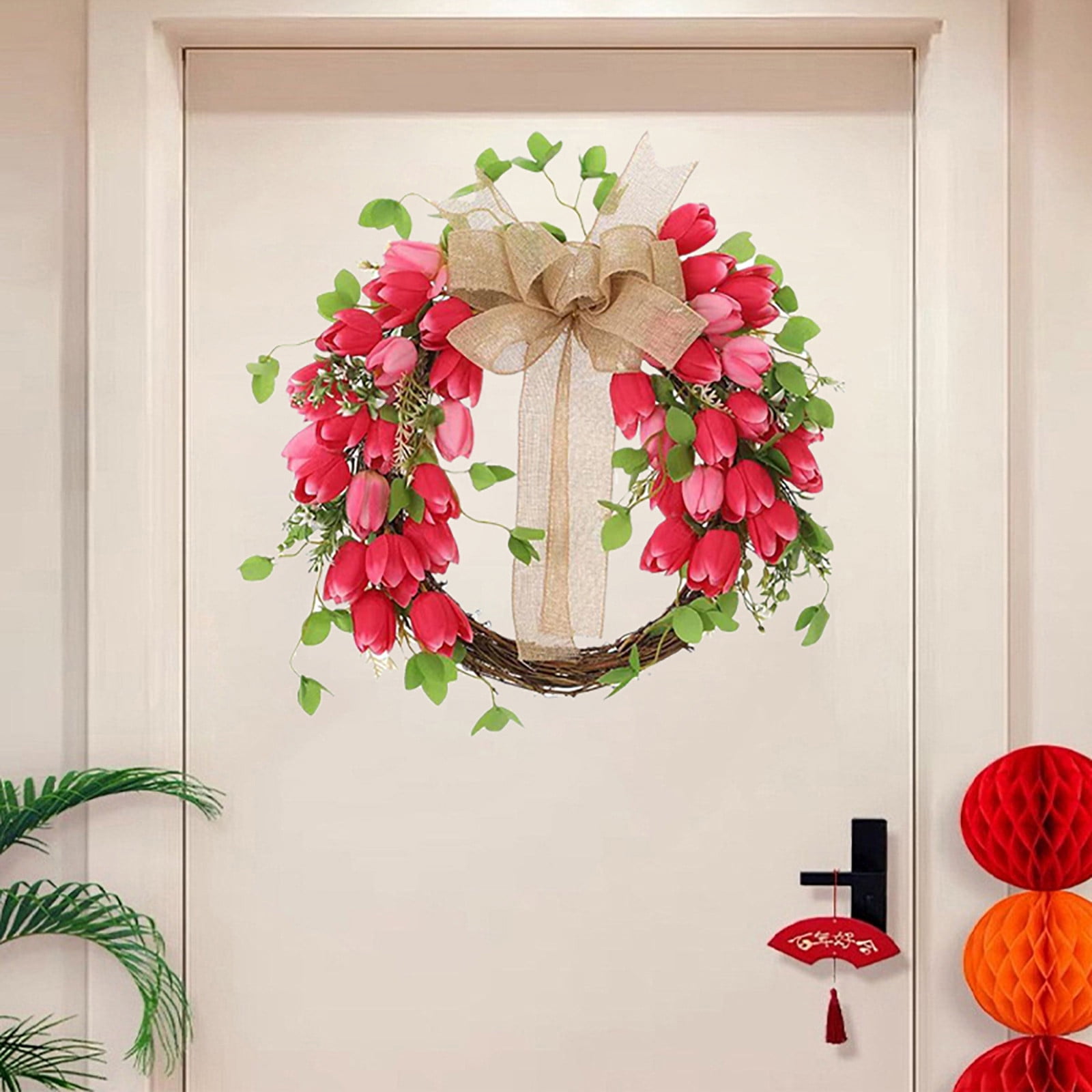 Flower Garlands Door Decorations Hanging Decorations Forest Style ...