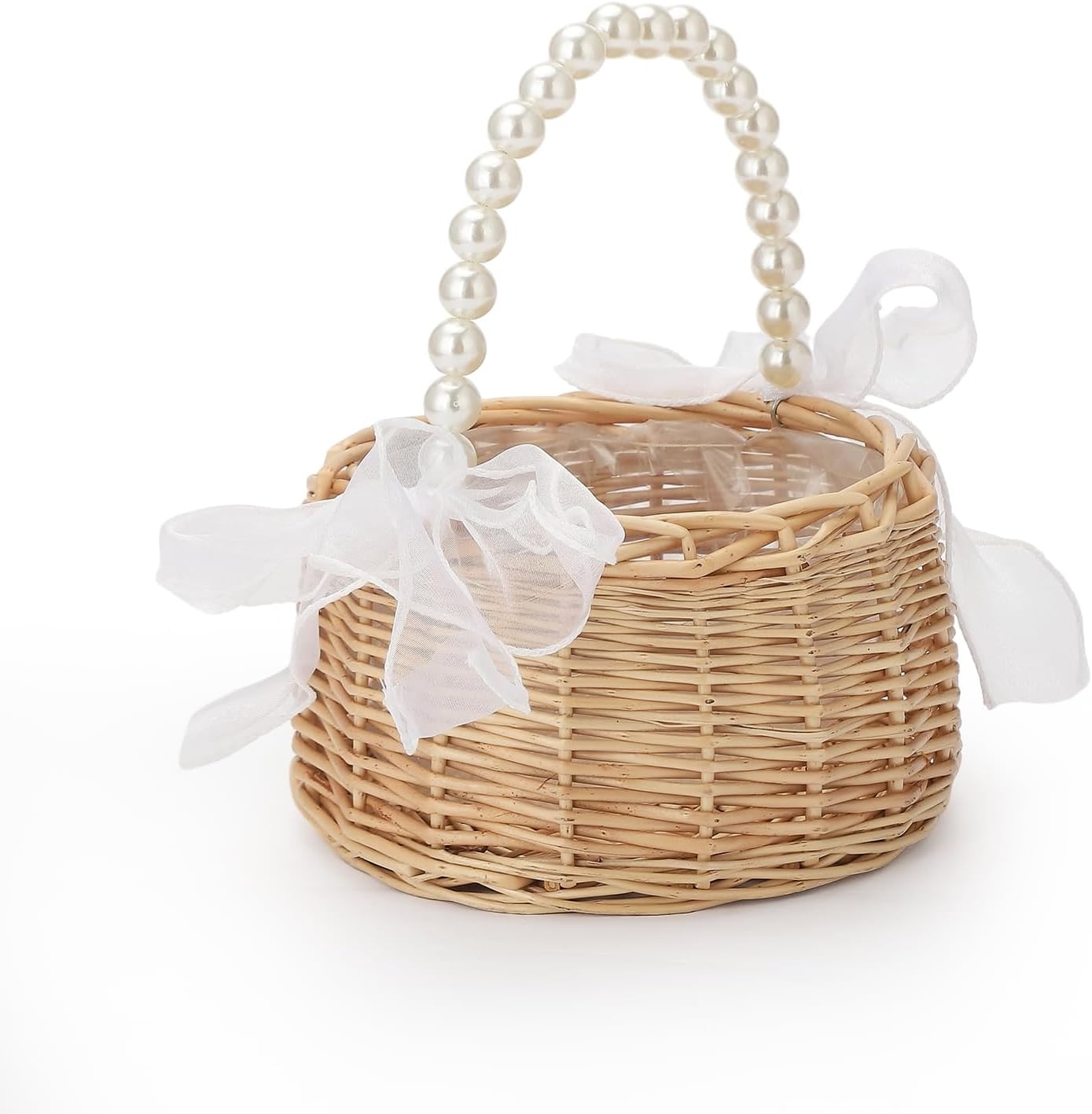Flower Girl Basket Set of 1,Woven Storage Flower Basket,Flower Basket ...