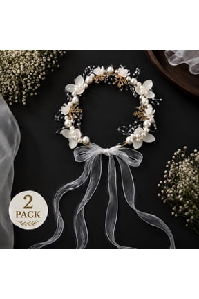 Baby Girl Pearl Headbands and Hair Accessories for Special Occasions