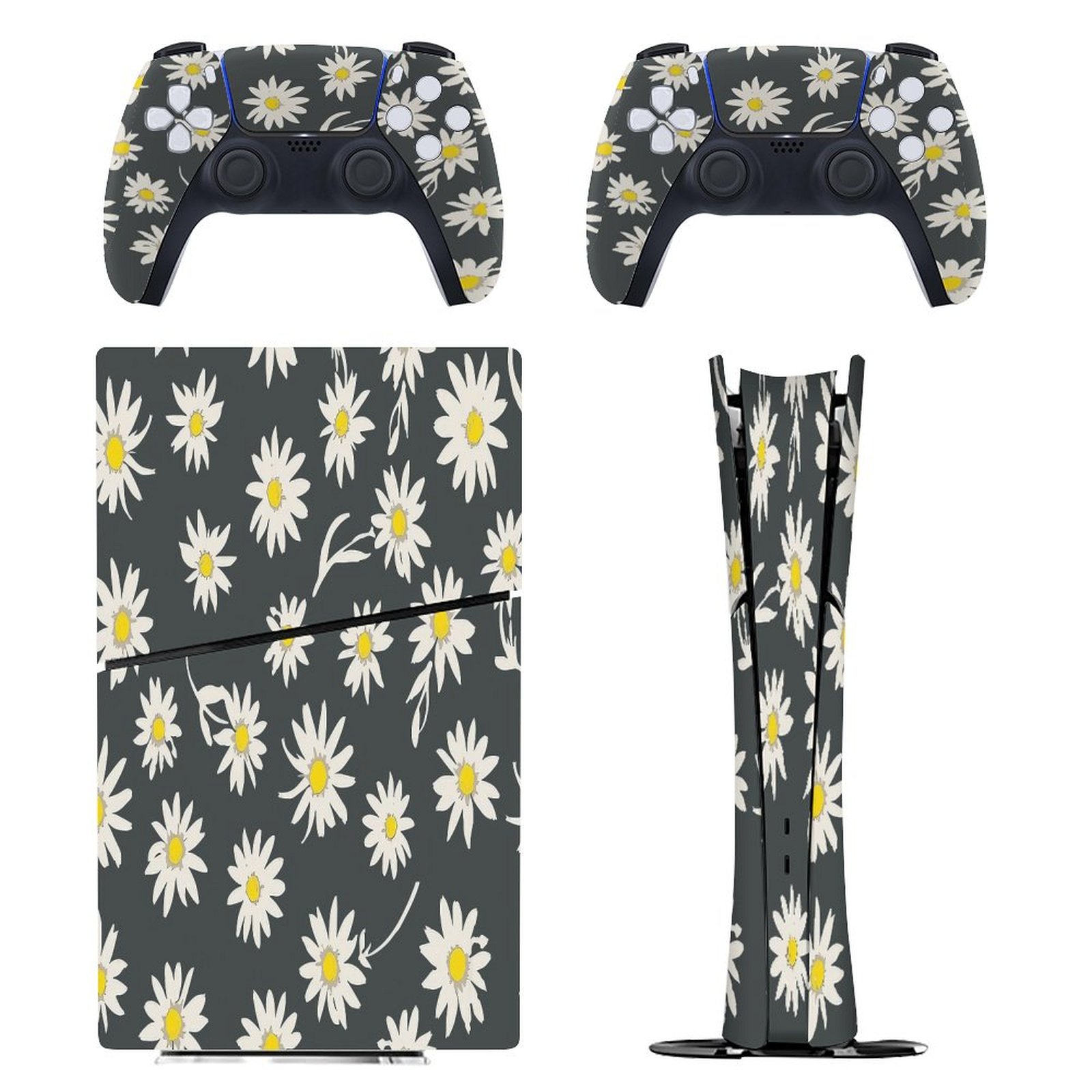 Flower Glory Evening PS5/PS5 Pro/PS5 Slim Digital Disc Skin Sticker For ...