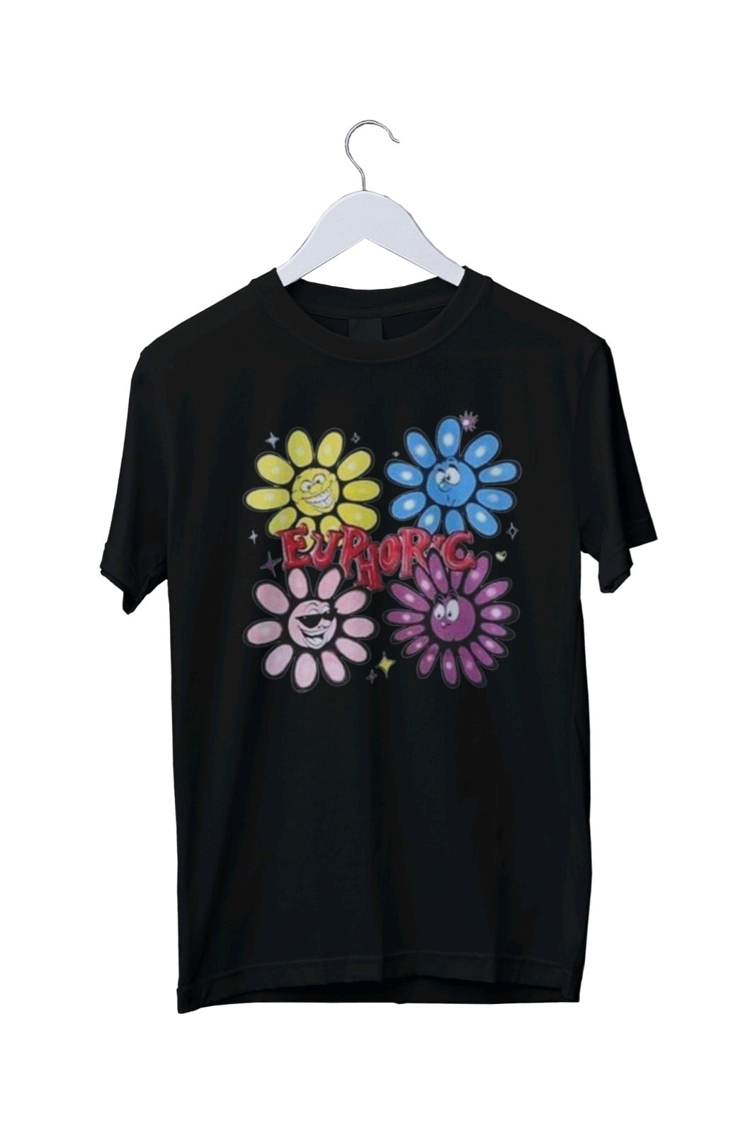 Flower Graphic Print T-Shirt Mens Unisex S M L XL 2 3 4 XL - Walmart.com
