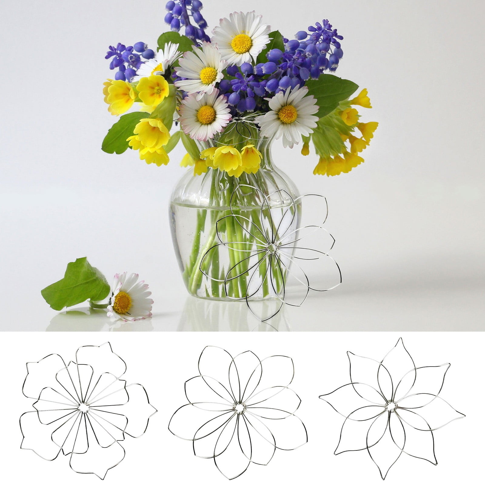 Flower Grid for Vase, Flower Cages for Floral Arrangements, Reusable ...