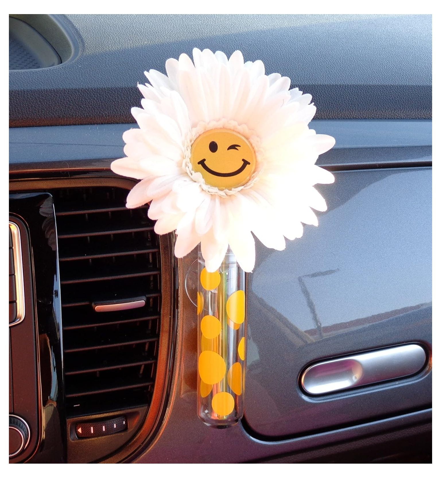 Flower - Happy Face with Universal Vase - Walmart.com