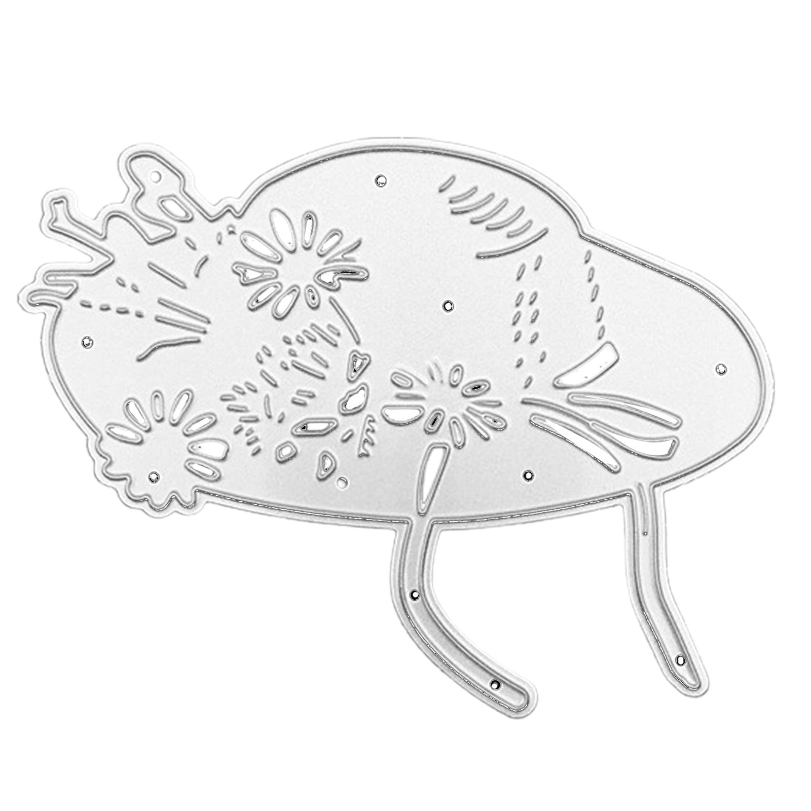 Flower Hat Cutting Dies Stamps Crafts Template Mold Stencils for ...