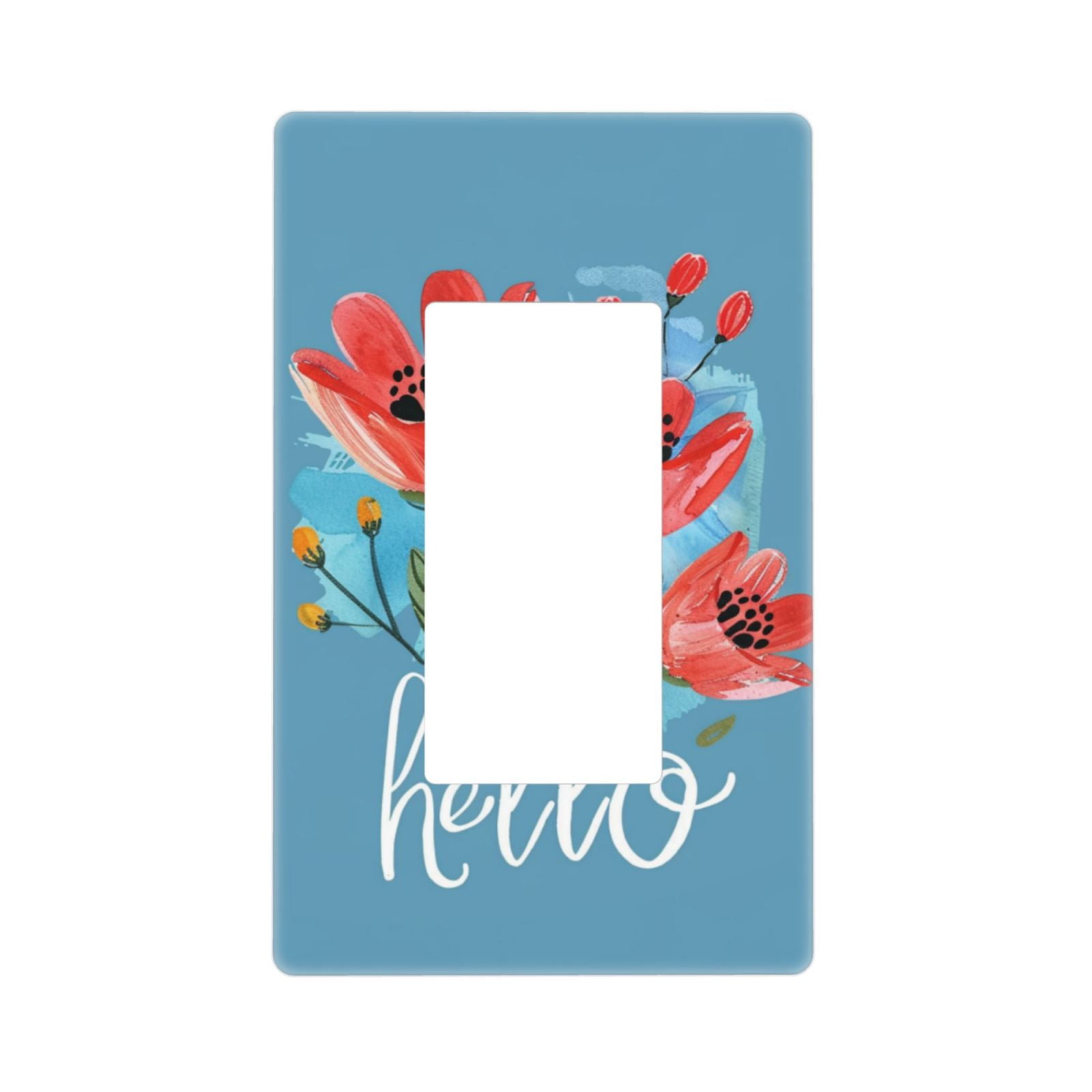 Flower Hello Daisy Switch Cover Decorative Wall Plate / 1-Gang ...