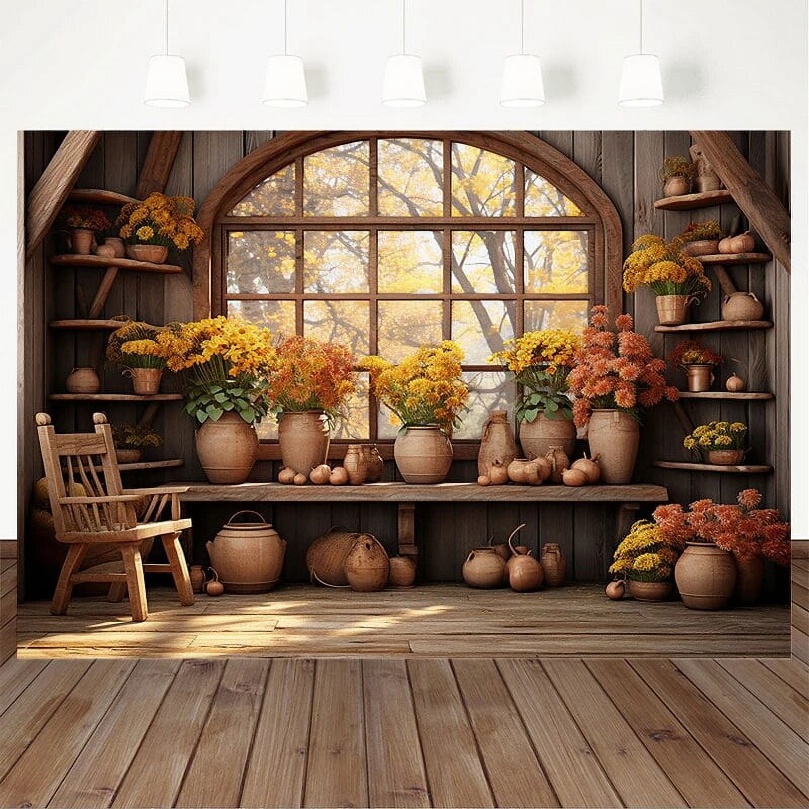 Flower Home Backdrop For Photography Spring Easter Sunlight Wood Wall ...