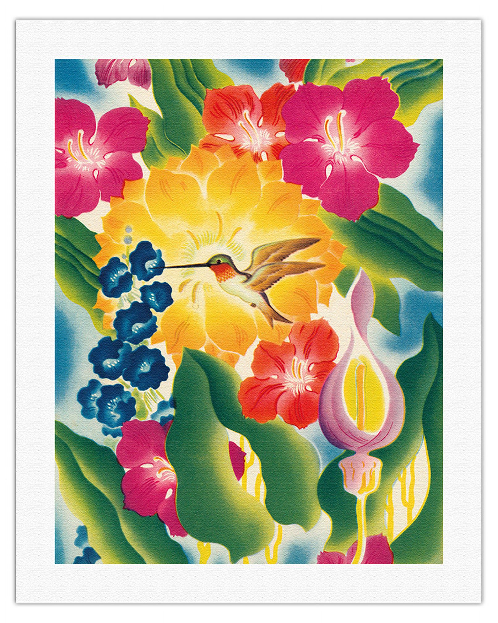 Flower and Hummingbird - Moore-McCormack Lines - Vintage Ocean Liner ...