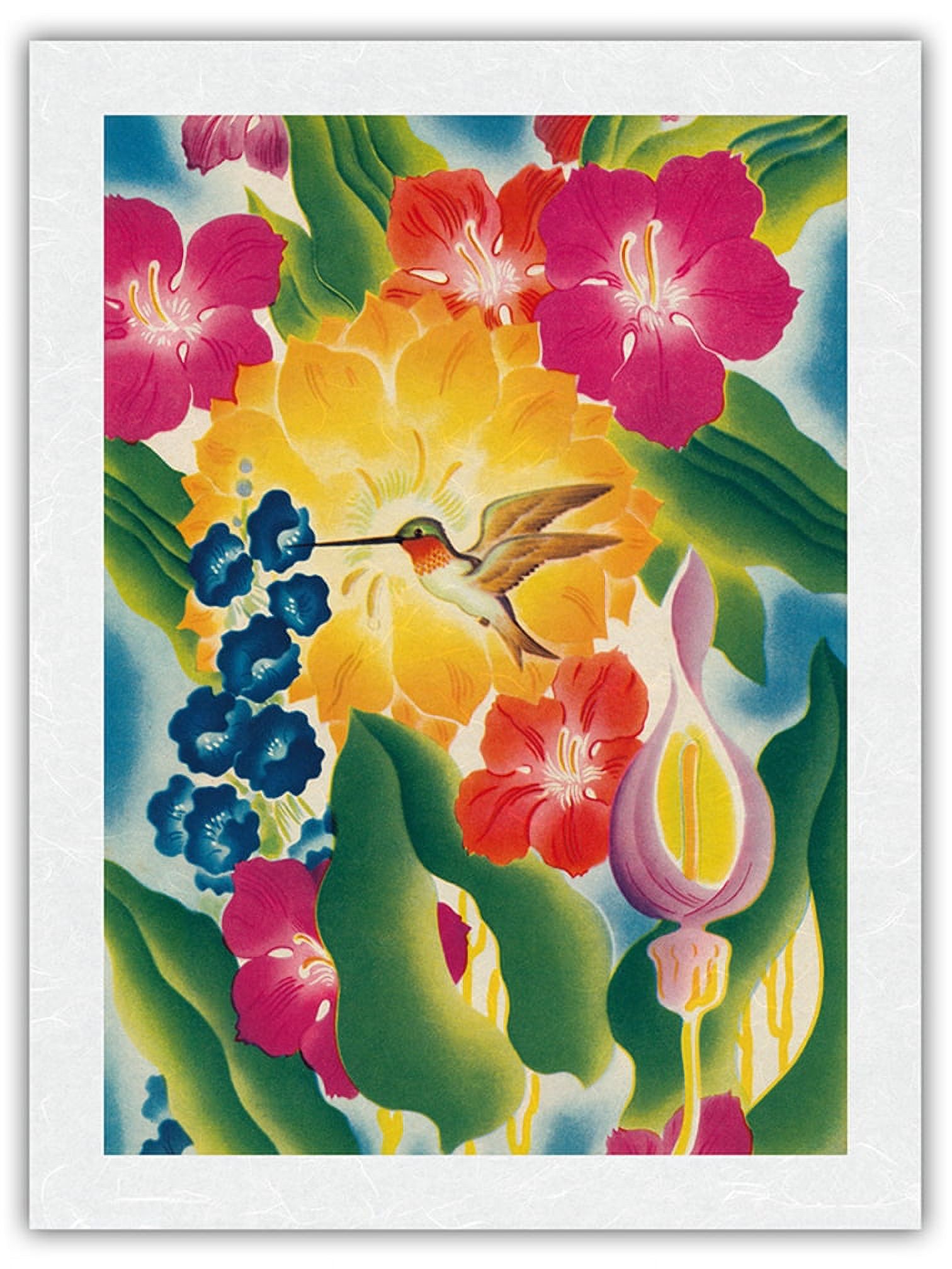 Flower and Hummingbird - Moore-McCormack Lines - Vintage Ocean Liner ...