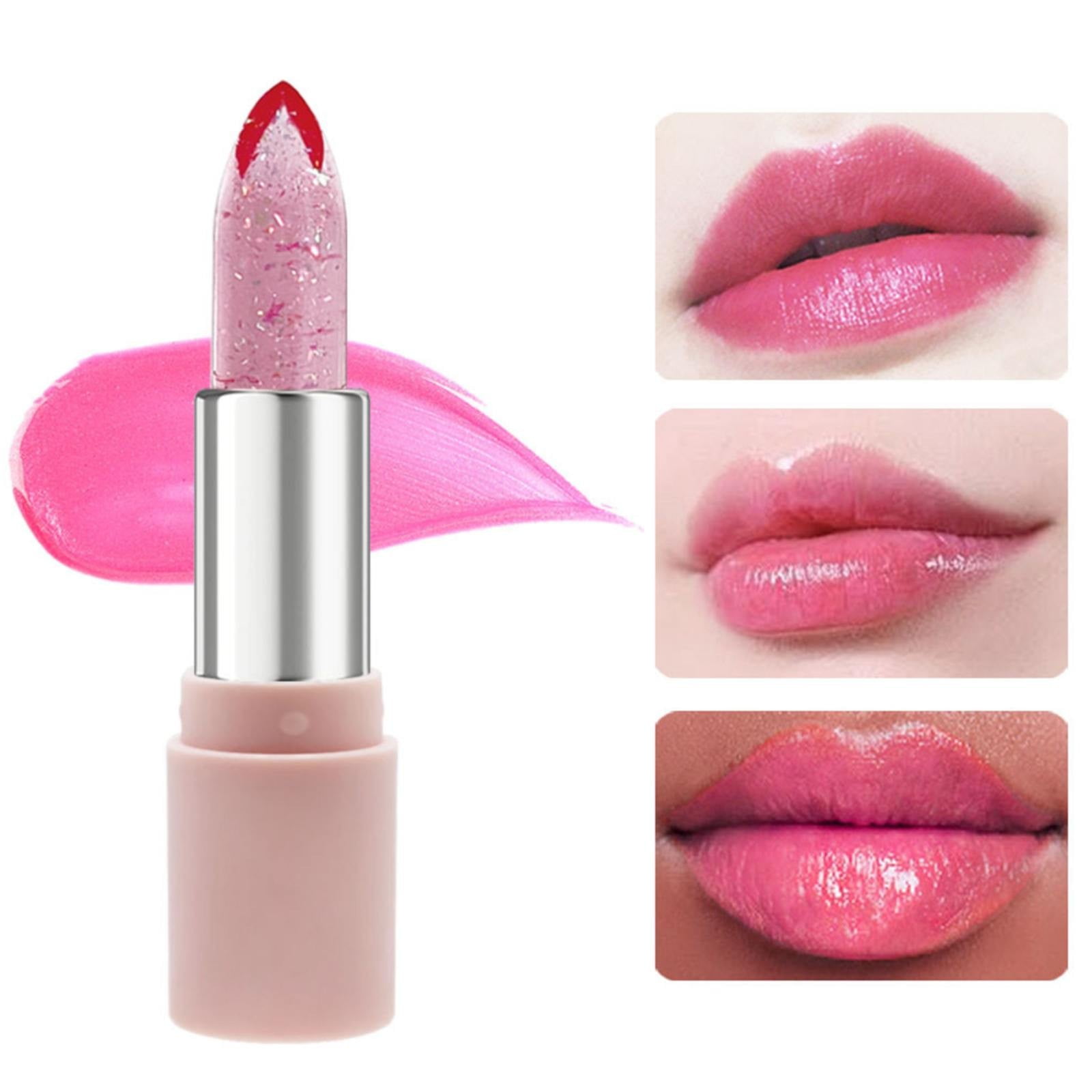 Flower Jelly Lipstick Change Change Color Beauty BrighTening Lip Balm ...