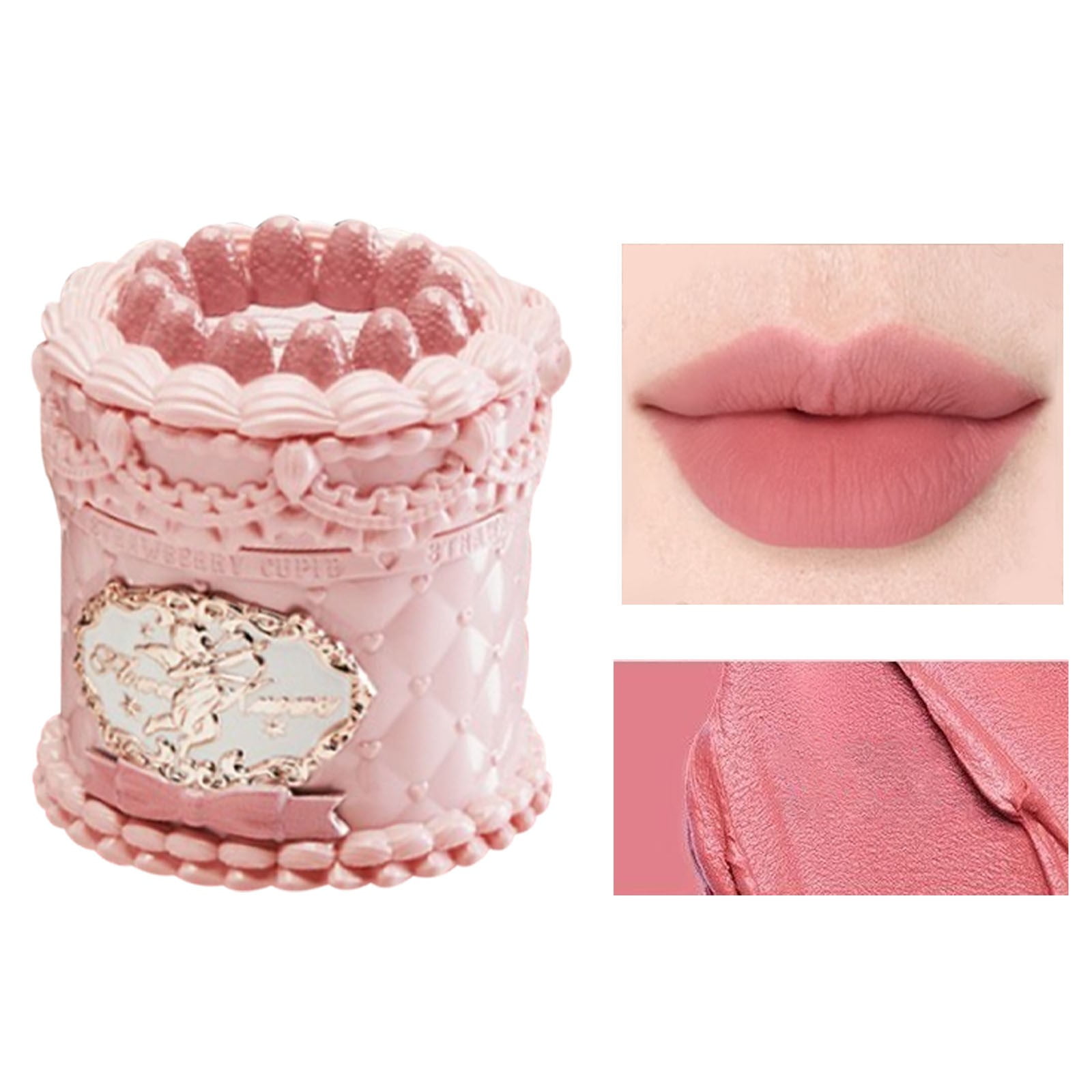 Flower Knows Strawberry Cupid Lip Gloss - Creamy Matte Liquid Lipstick ...