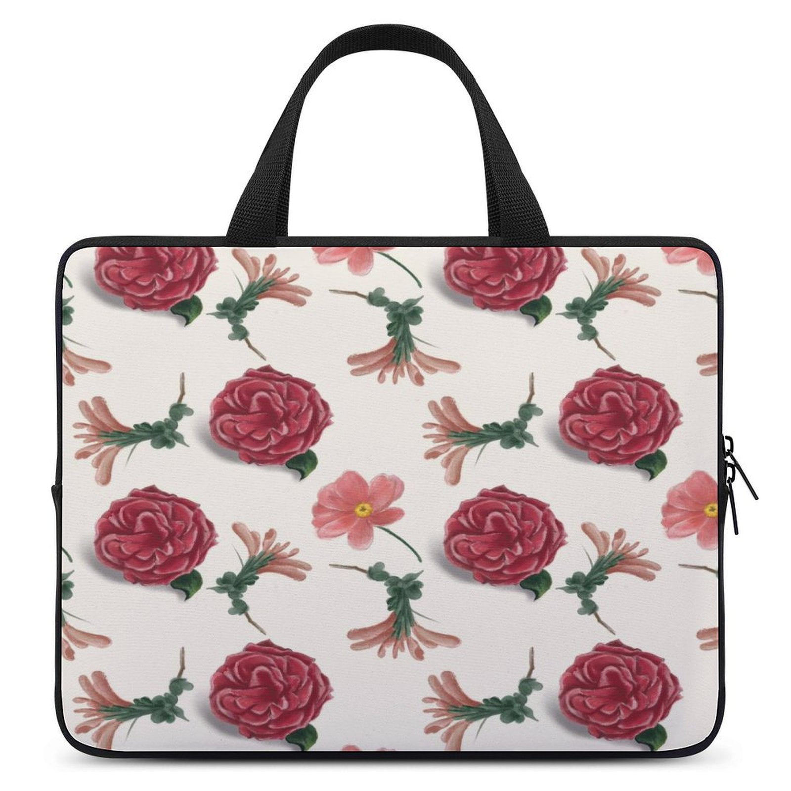Flower Laptop Bag Women Man 10 12 13 15 17 Inch Office Notebook Travel ...
