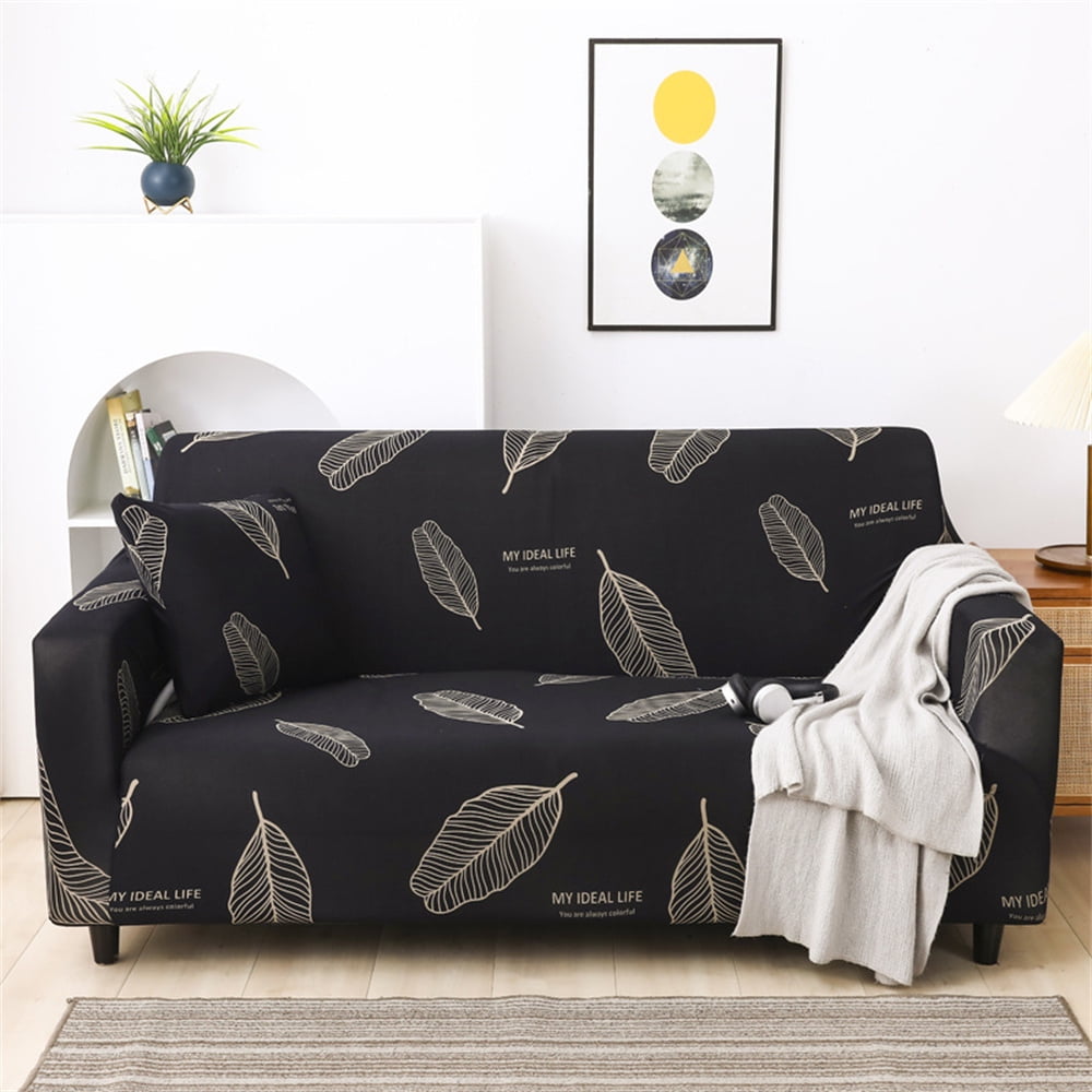 Flower Leaf Sofa Cover Pineapple Geometric Pattern Elastic Full Package ...