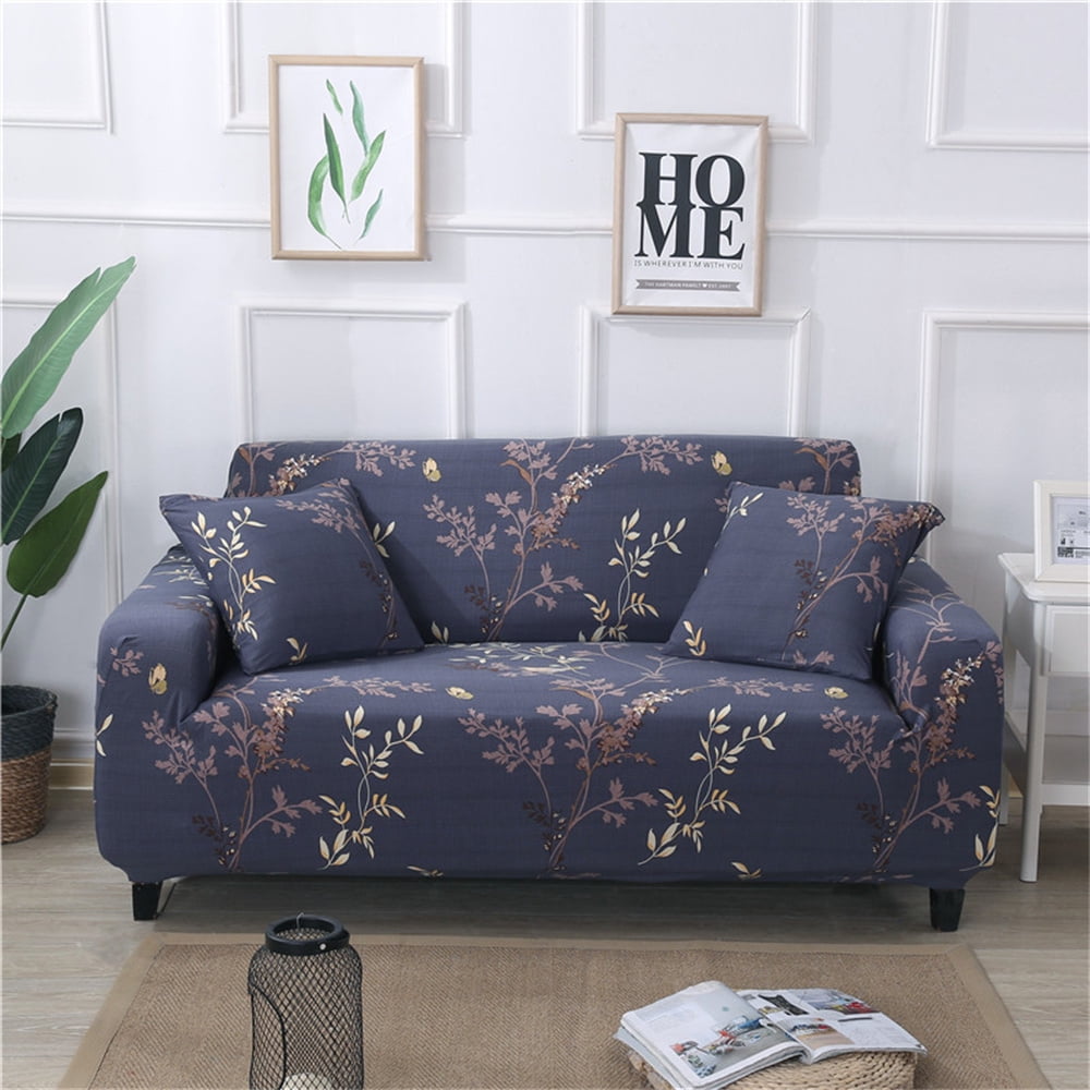 Flower Leaf Sofa Cover Pineapple Geometric Pattern Elastic Full Package Stretch Sofa Cover Home ...