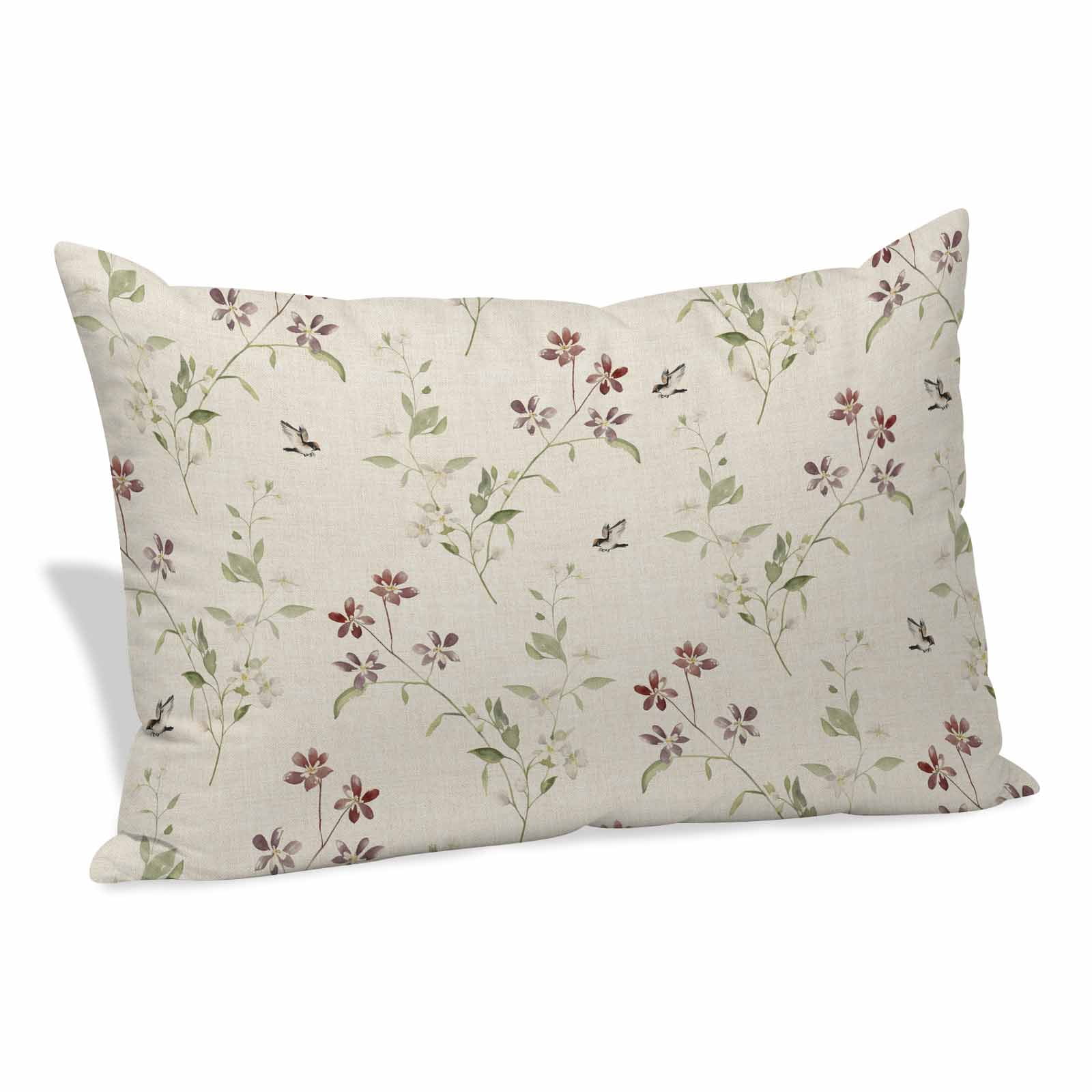 Flower Leaves, Pillow Protectors with Zipper Standard Size, Farmhouse ...
