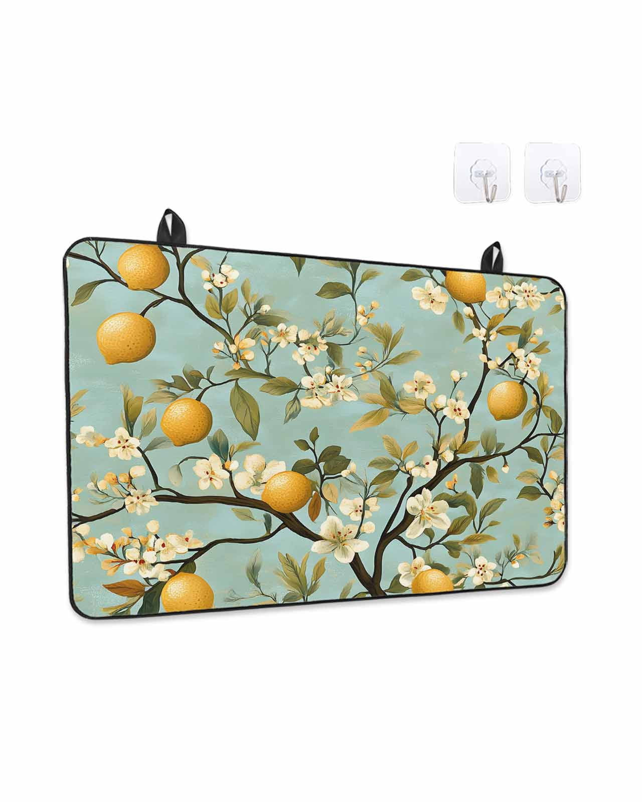 Flower Lemon Stove Top Covers for Electric Stove, Kitchen Glass Ceramic ...