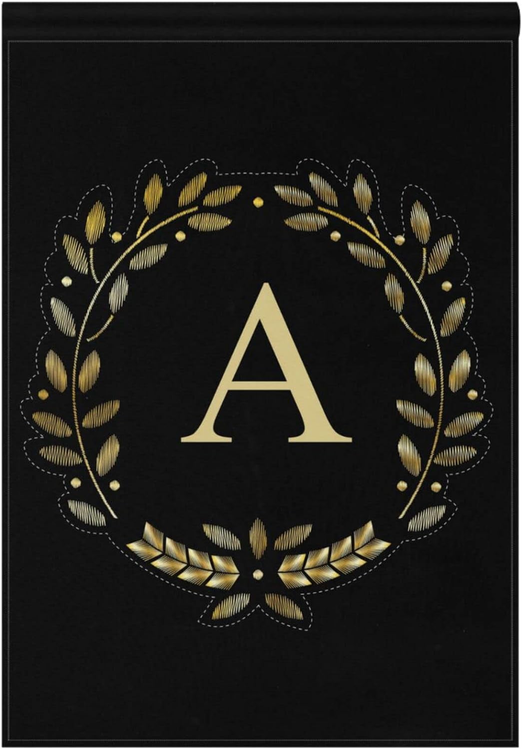 Flower Letter A Garden Flag 12 x 18 Double Sided, Family Last Name ...