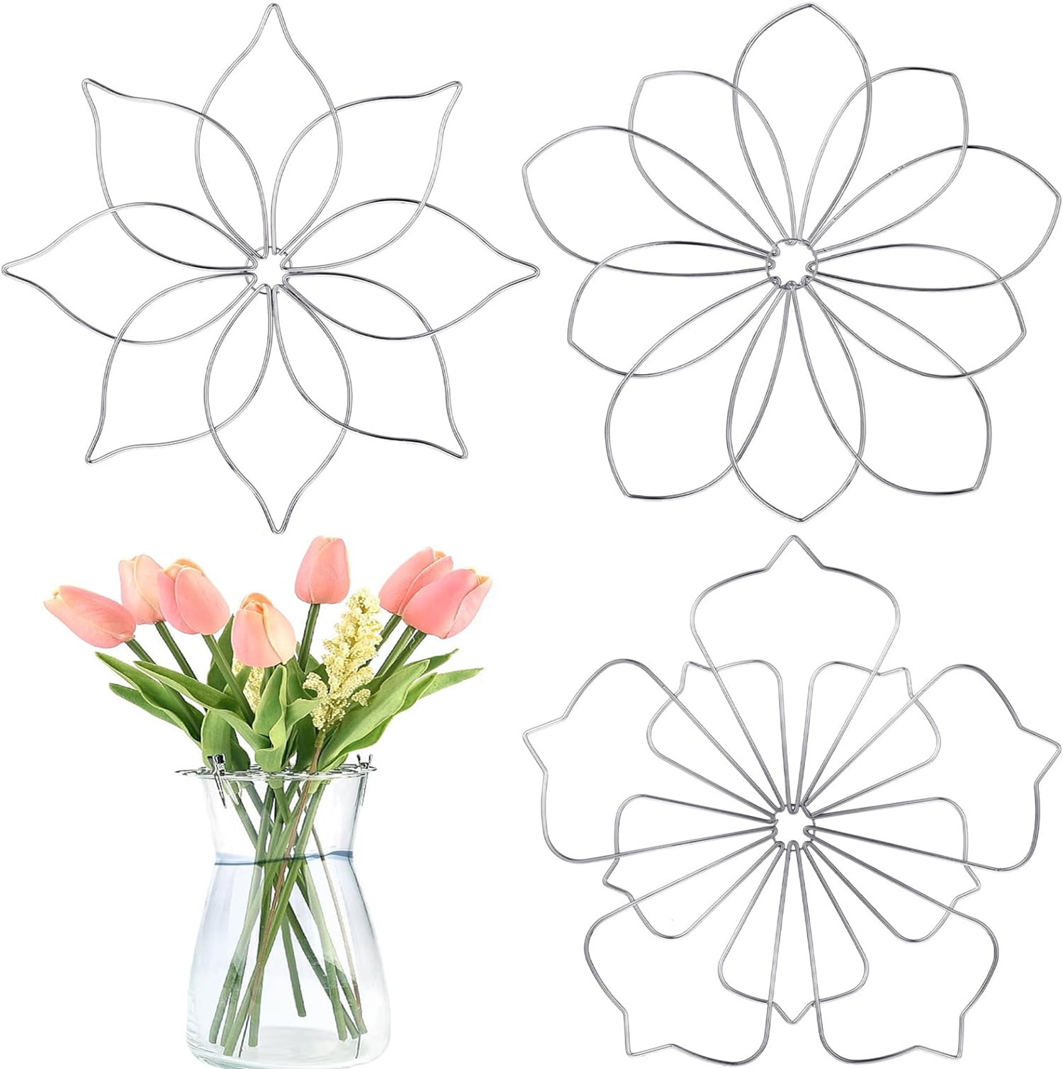 Flower Lid Arranger,Flower Arranging Tool,Floral Grid Flower Insert Lid ...