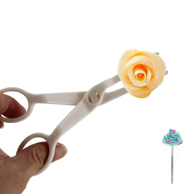 Flower Lifter Icing Fondant Cake Decorating Tool Scissor Clip Cream ...