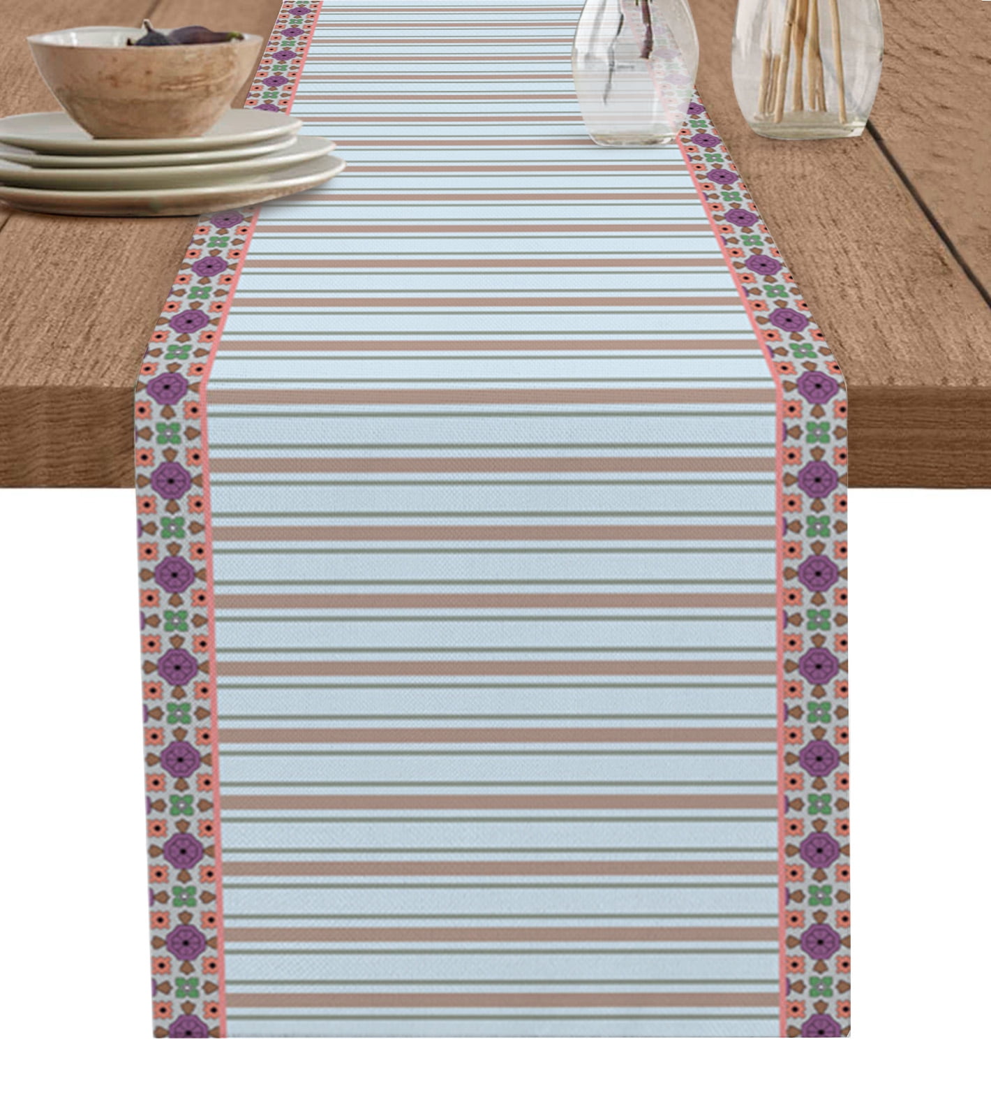 Flower Line Bud Table Runner ration Home r Dinner Table ration Table r ...