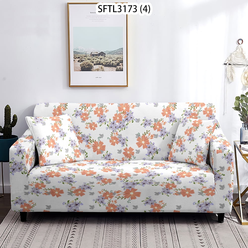 Flower Living Room Flower sofa Stretch Sofa Cover Modern Combination ...