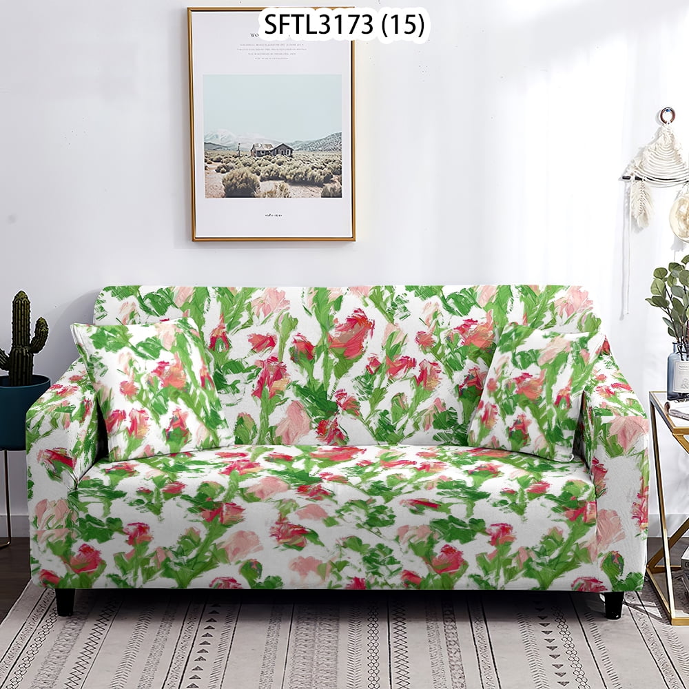 Flower Living Room Flower sofa Stretch Sofa Cover Modern Combination ...