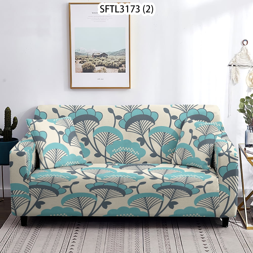 Flower Living Room Flower sofa Stretch Sofa Cover Modern Combination ...