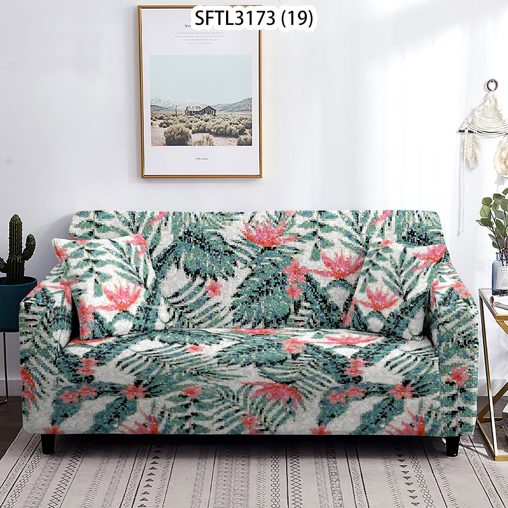 Flower Living Room Flower sofa Stretch Sofa Cover Modern Combination ...