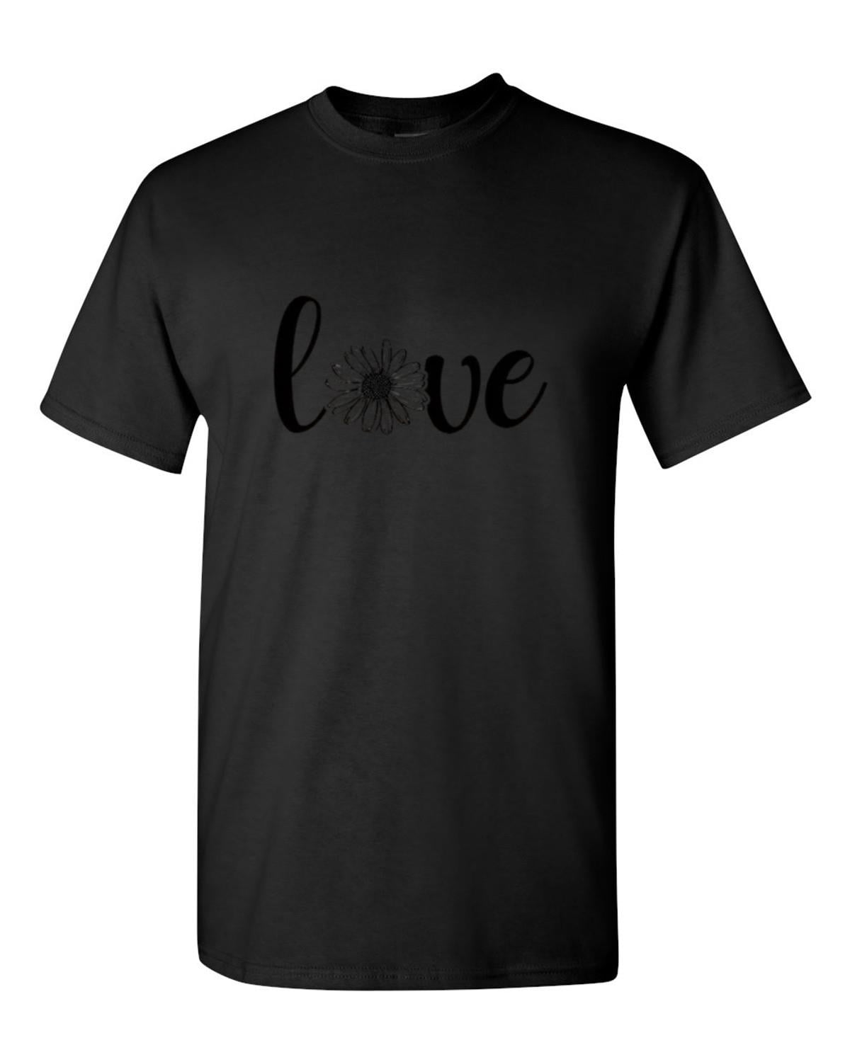 Flower Love T-Shirt with Nature-Inspired Botanical Graphic Design, for ...