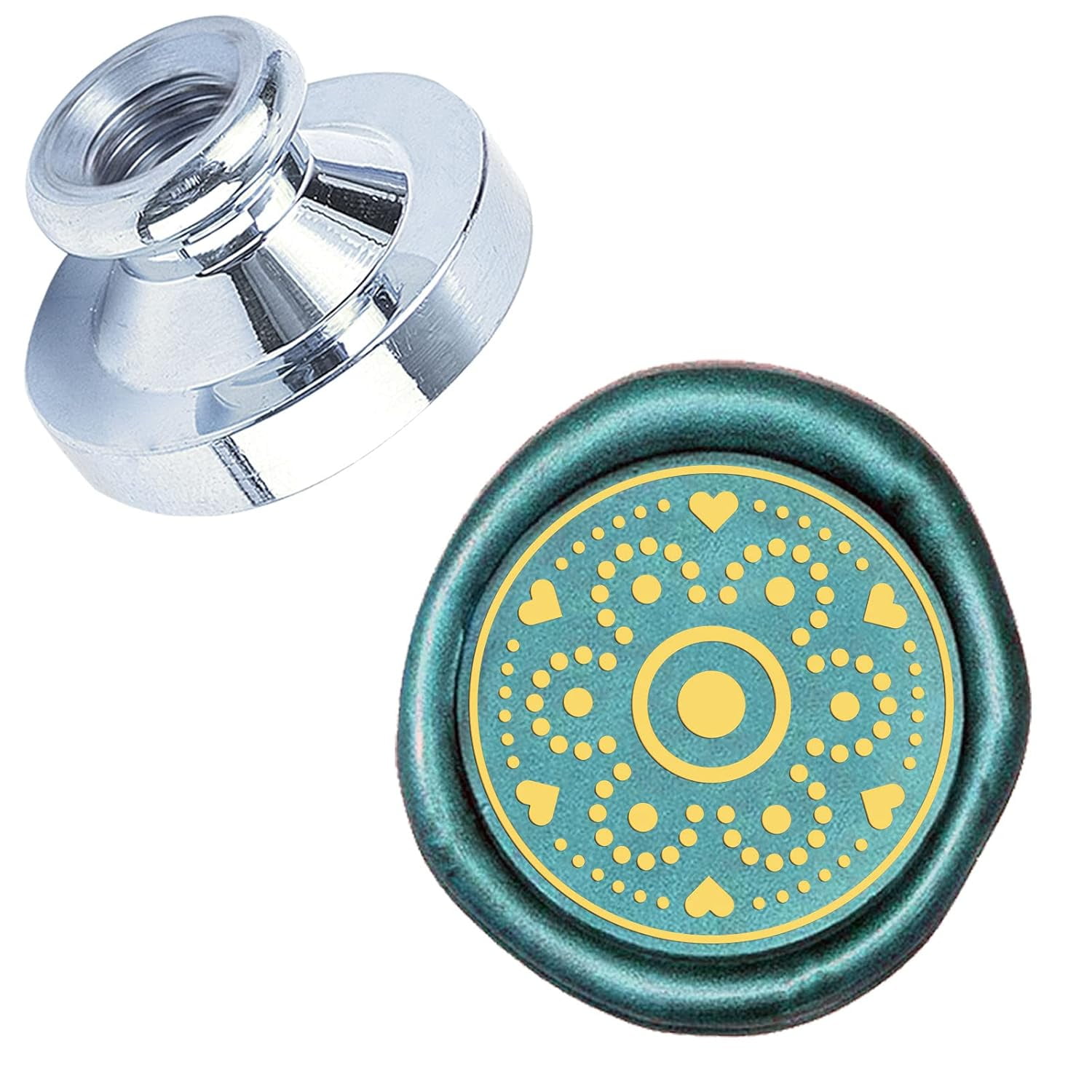 Flower Love Wax Seal Stamp Head Replacement Sealing Stamp Heads Only ...