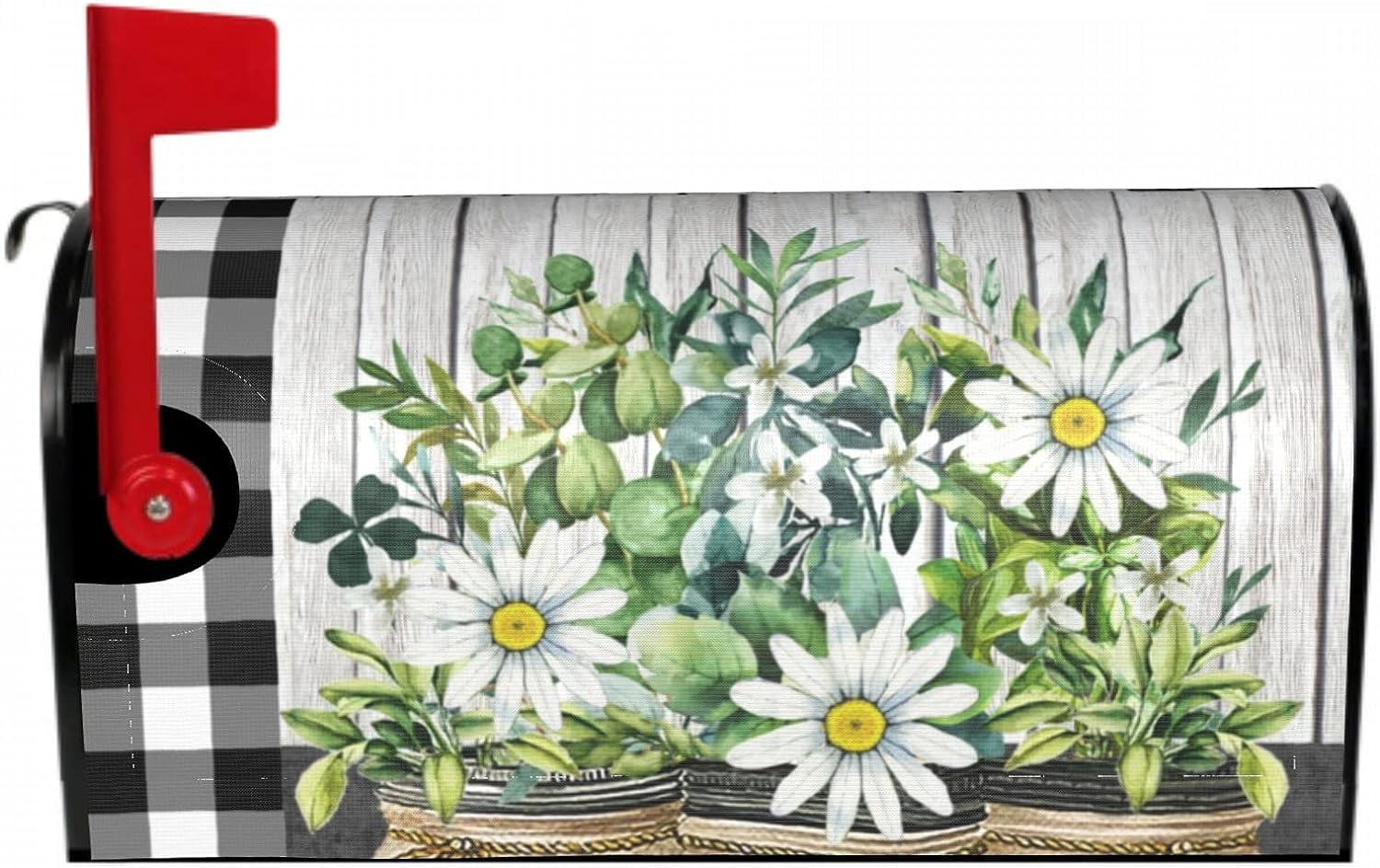 Flower Mailbox Covers Magnetic Standard Size 21x18 Inch Spring Mailbox ...