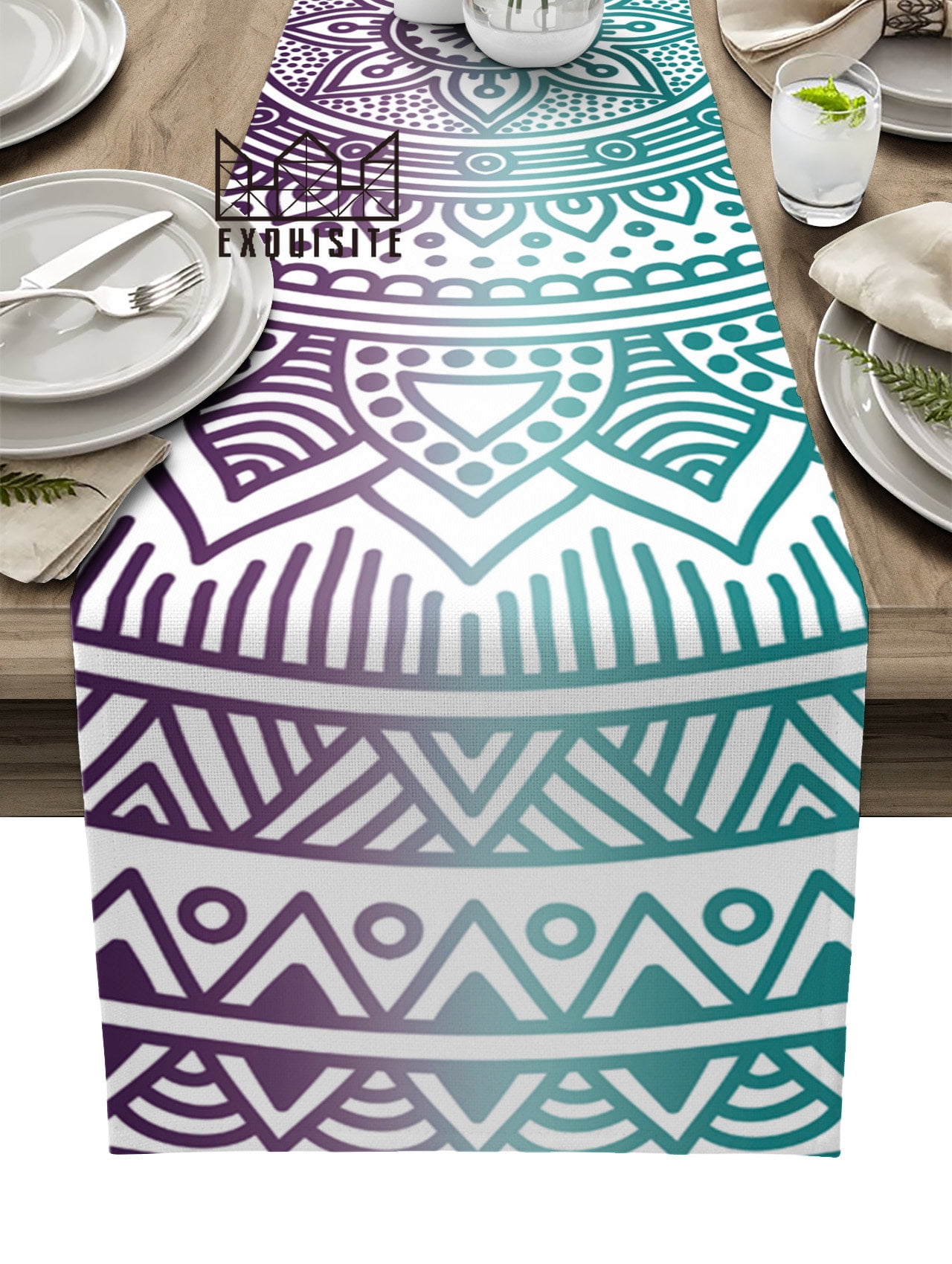 Flower Mandala Gradient Coffee Table r Dining Table r Wedding Table ...