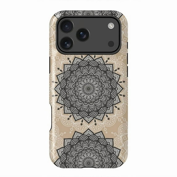 Flower Mandalas Intricate Geometric Floral Pattern with iPhone 17 to 11 ...
