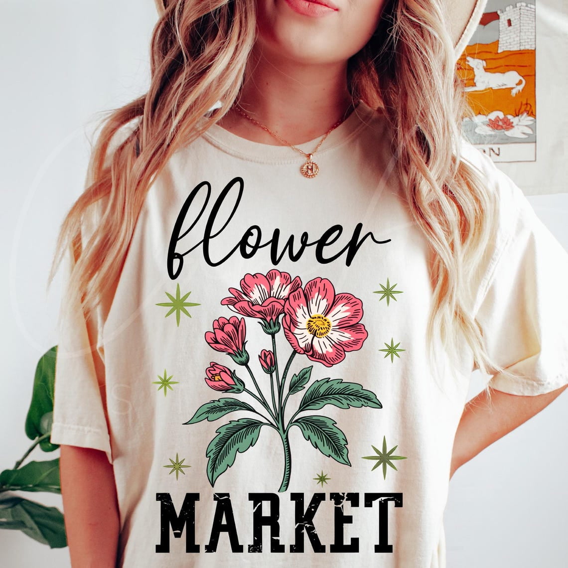 Flower Market Png Vintage Floral Sublimation Design For T-Shirt Spring ...