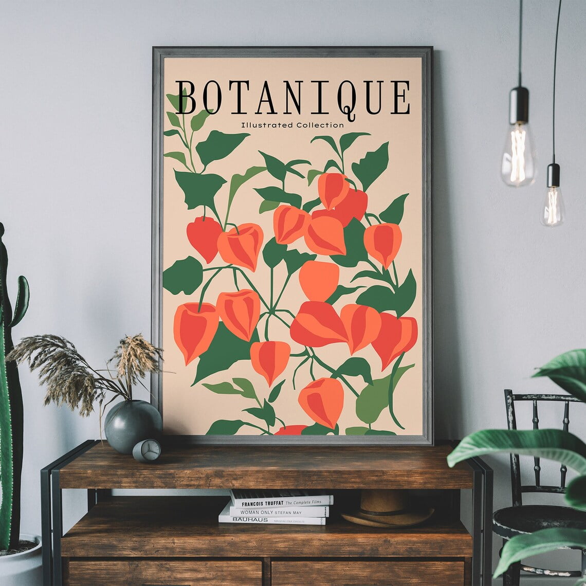 Flower Market Print, Botanique Flowers Poster, Retro Floral, Florist ...