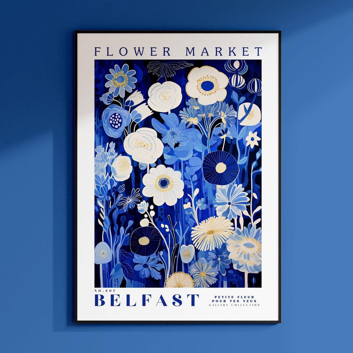 Flower Market Print, City Print, Travel Poster, Botanical Prints ...