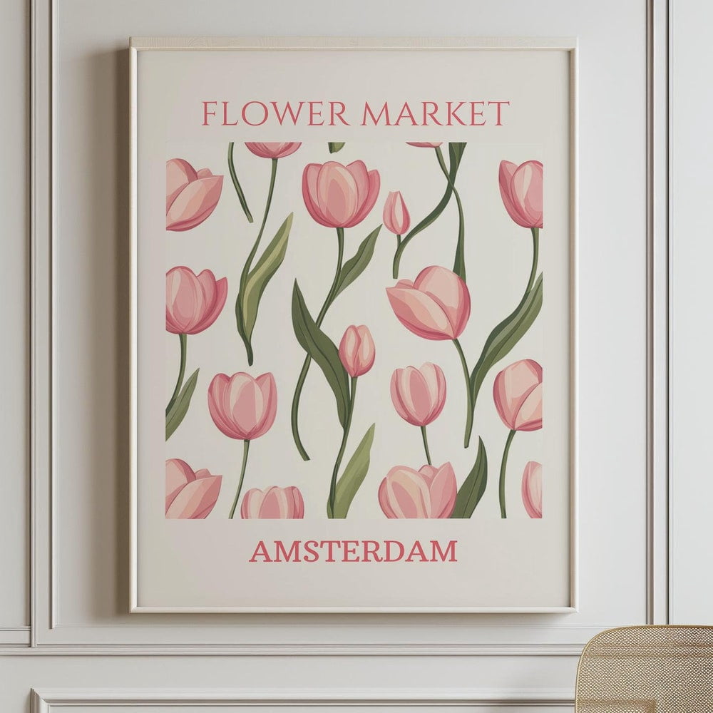 Flower Market Print Seoul Flower Market Art Spring Floral Print Digital ...