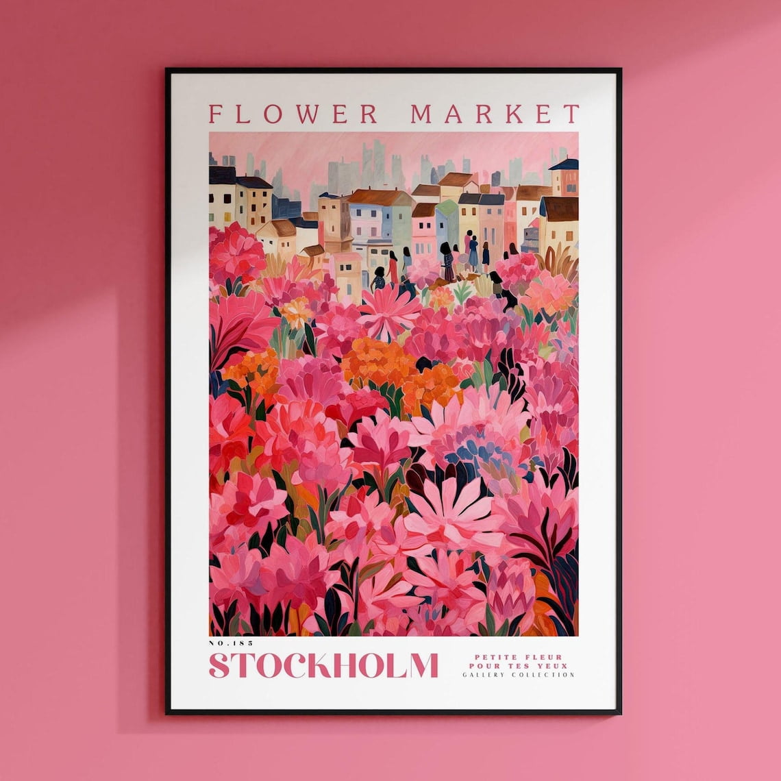 Flower Market Print, Stockholm Print, Botanical Prints, Floral ...