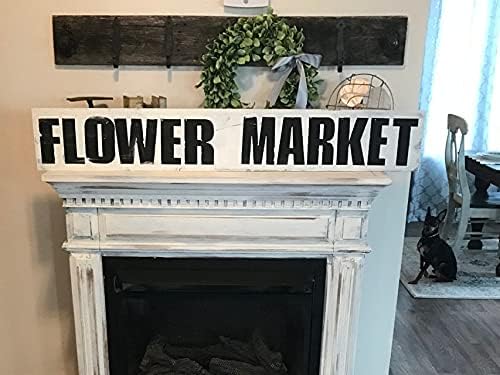 Flower Market Sign/Farmhouse Country Sign/French Decor Wood Signs with ...