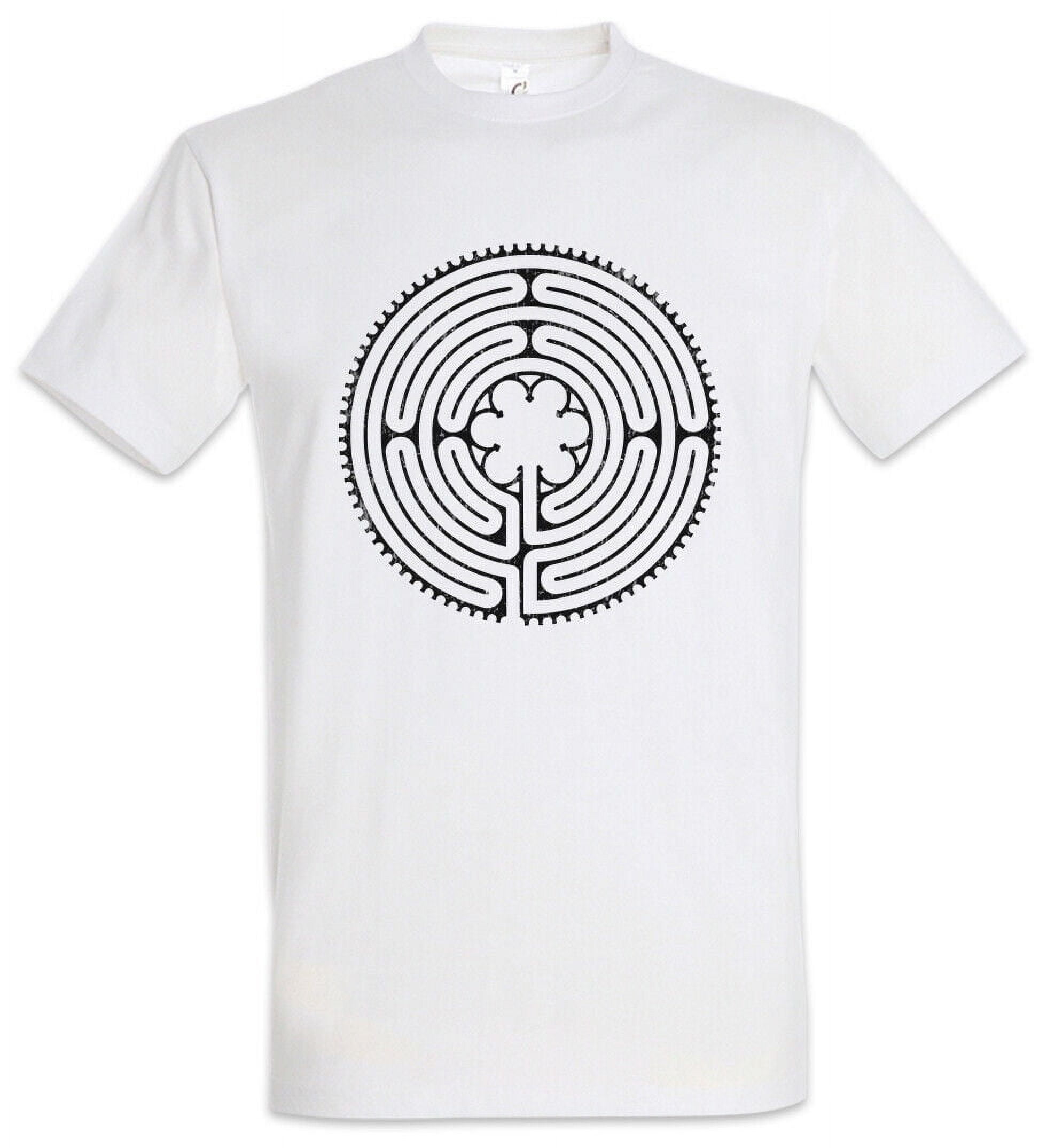Flower Maze T-Shirt Labyrinth Mystic Hypnosis Hypnotize Spiral Symbol ...
