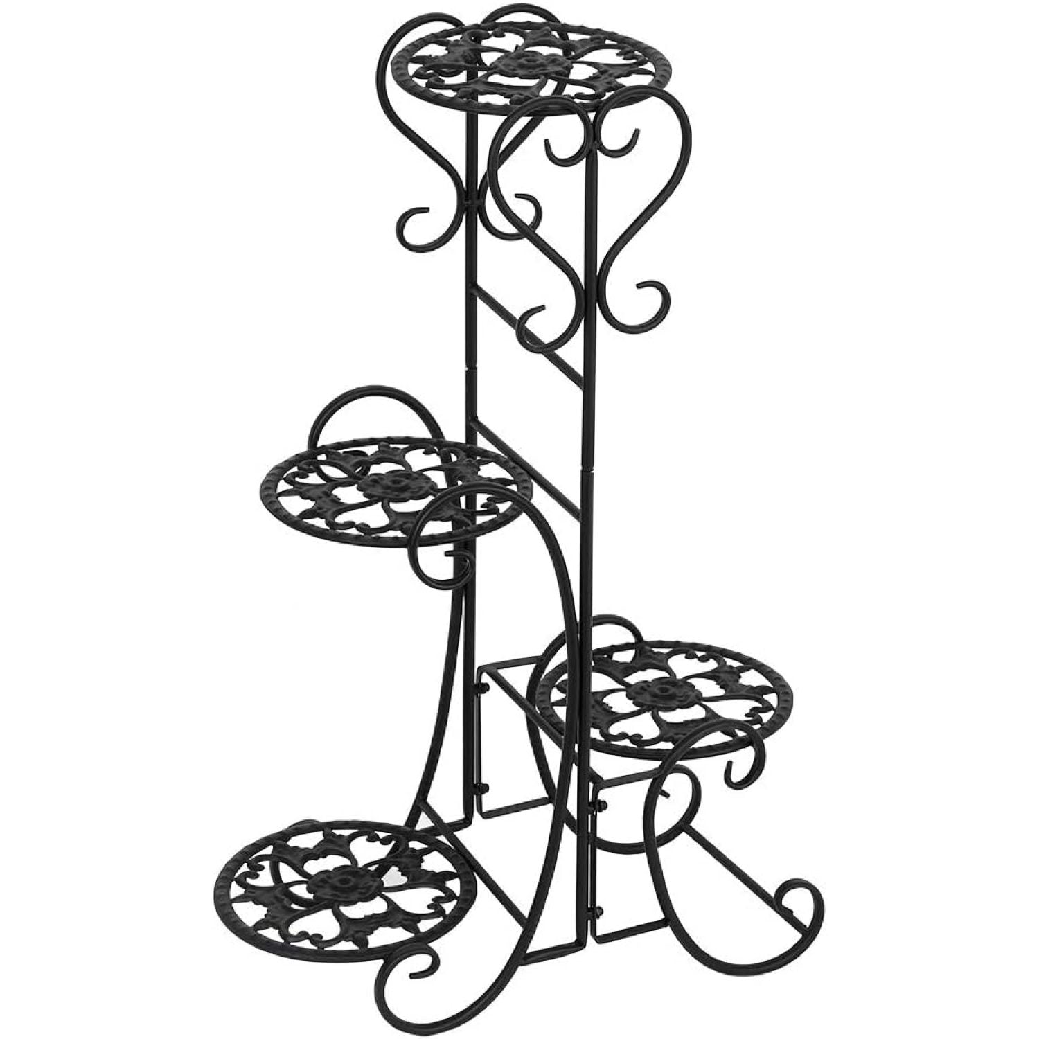 Flower Metal Shelves,Plant Stand Plant Pot Stand Decoration for ...