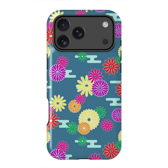 Flower Objects Colorful Floral Artistic Illustration with iPhone 17 to ...