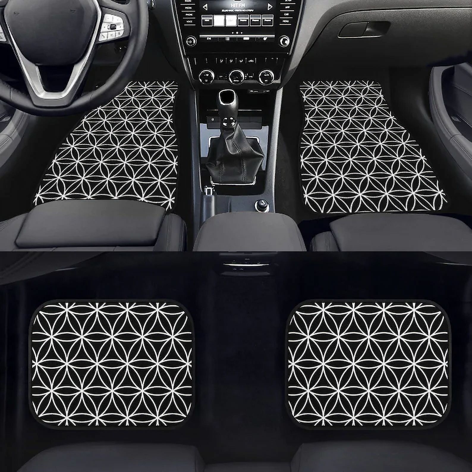 Flower Of Life Car Floor Mats - Sacred Geometry Seed Of Life Spiritual ...